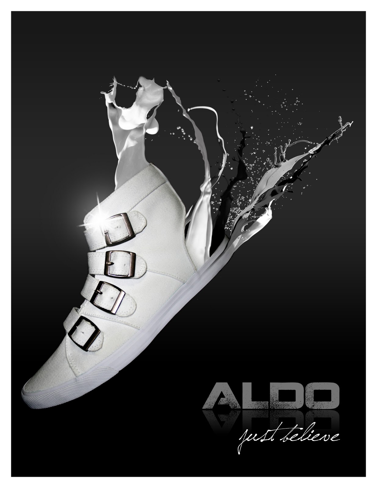 Lawrenzo: Magazine Shoe Ad: ALDO, just believe!