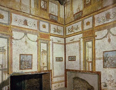 Classical Mural.Interior Design.: Roman Fresco. Domus Aurea.