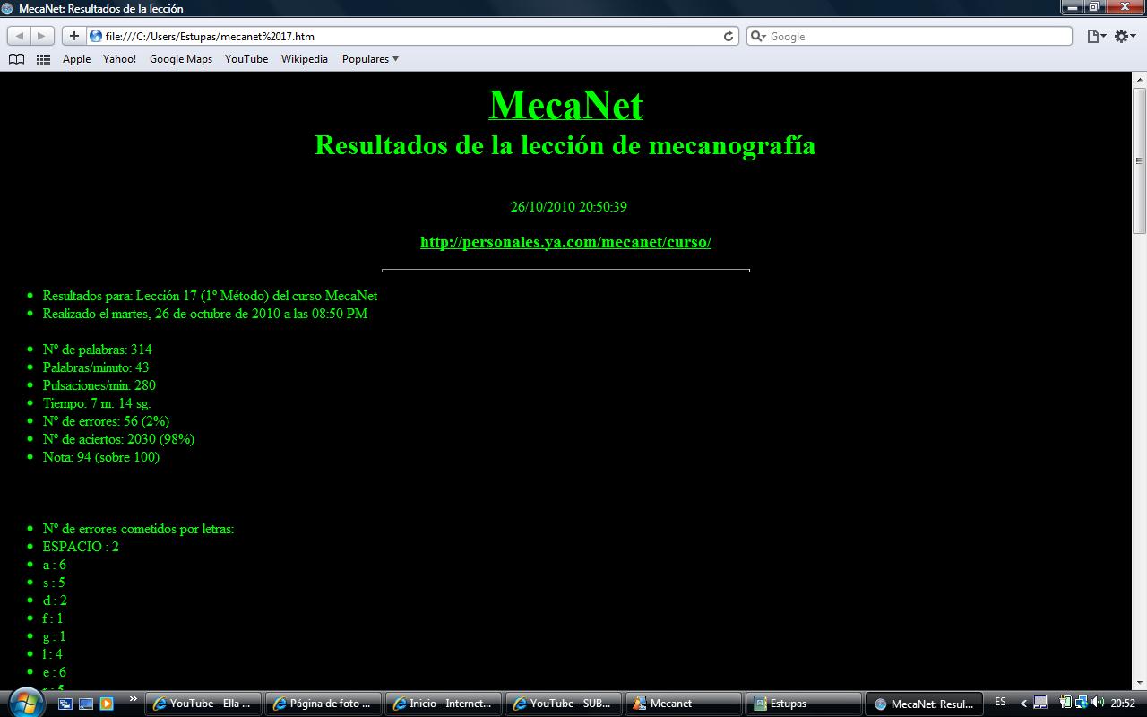 aNNa mOStacerO sOLeR: mecanet lecciones 17,18 ,19 Y 20