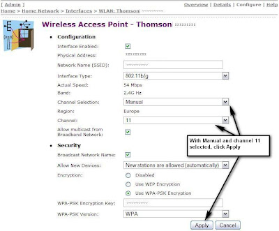 techForum: Auto selection of channel on Thomson Speedtouch 585 v7 ...