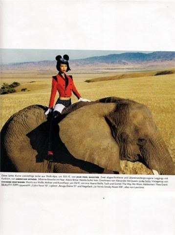 MAHALO FASHION: CHANEL IMAN VOGUE GERMANY MINNIE MOUSE