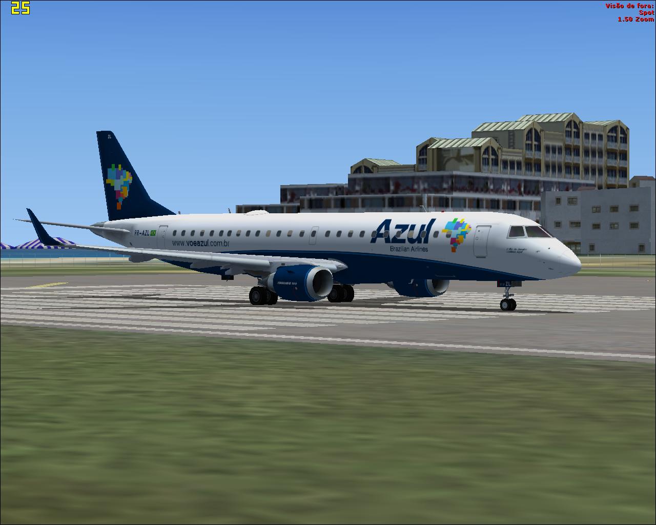 Teste: Embraer 190 AZUL FSX