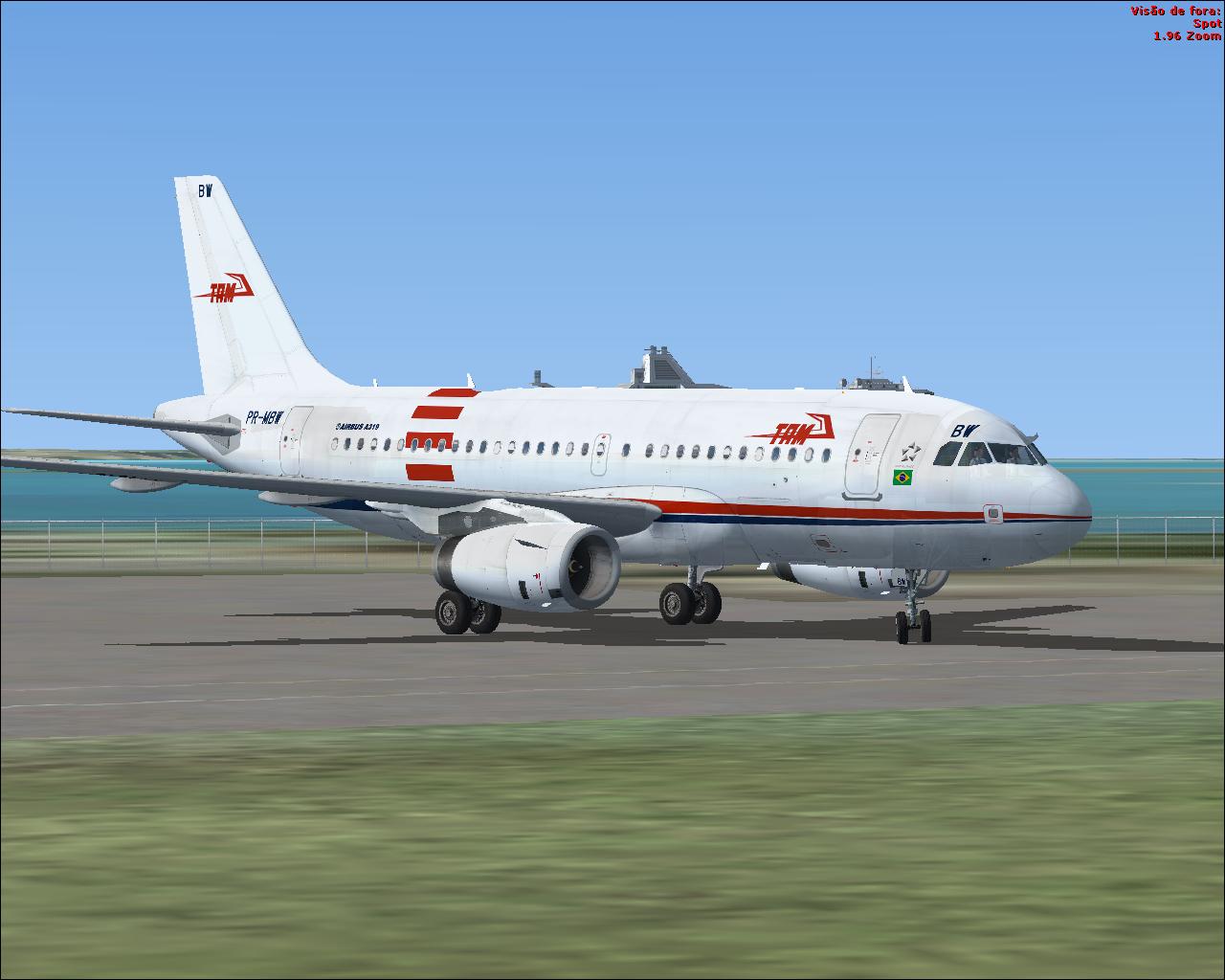 Teste: [FSX] Project Airbus A320 TAM Vintage
