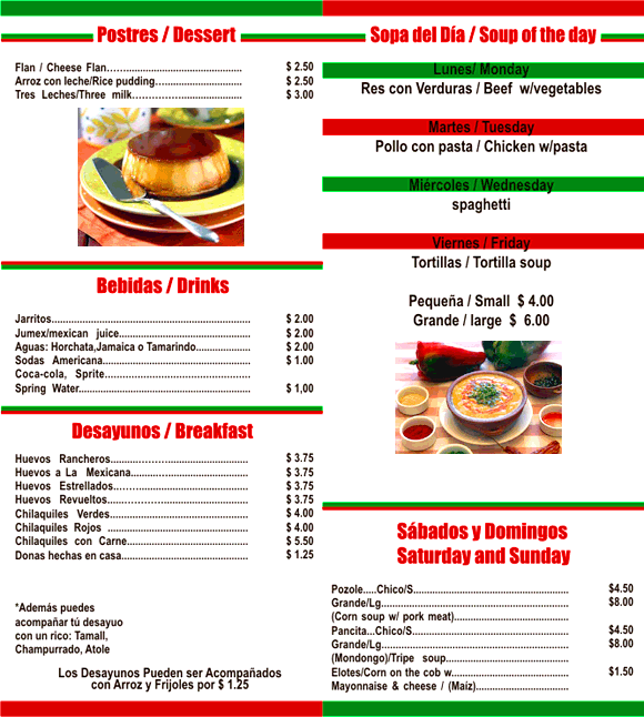 LIFE IN PINK!: MENU!