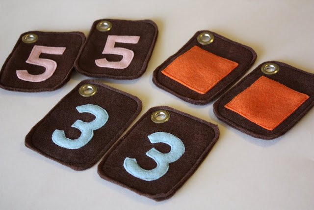 Felt Flash Cards / Memory Game Free Pattern - Sew Much Ado