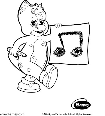 Barney Riff Coloring Pages Coloring Pages