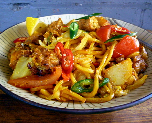 3 hungry tummies: Mee Goreng Mamak, Indian Muslim Style Fried Noodles ...