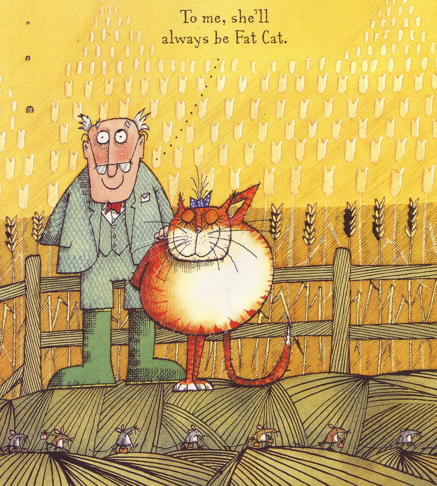 Pictures from an Old Book: "Fat Cat" by James Sage and Russell Ayto ...