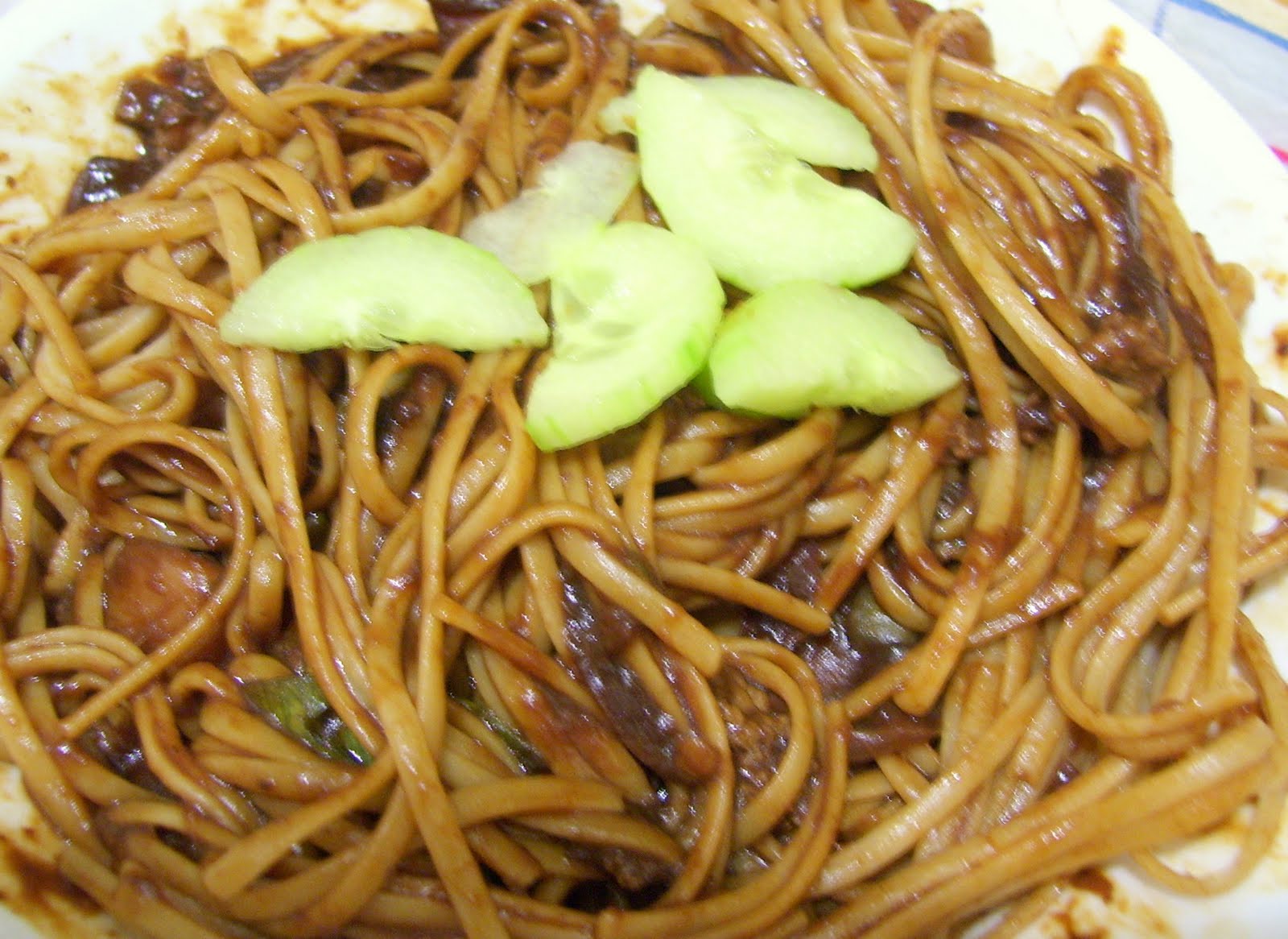 Everything4sweets: Jja Jang Myun /noodles with blackbean sauce