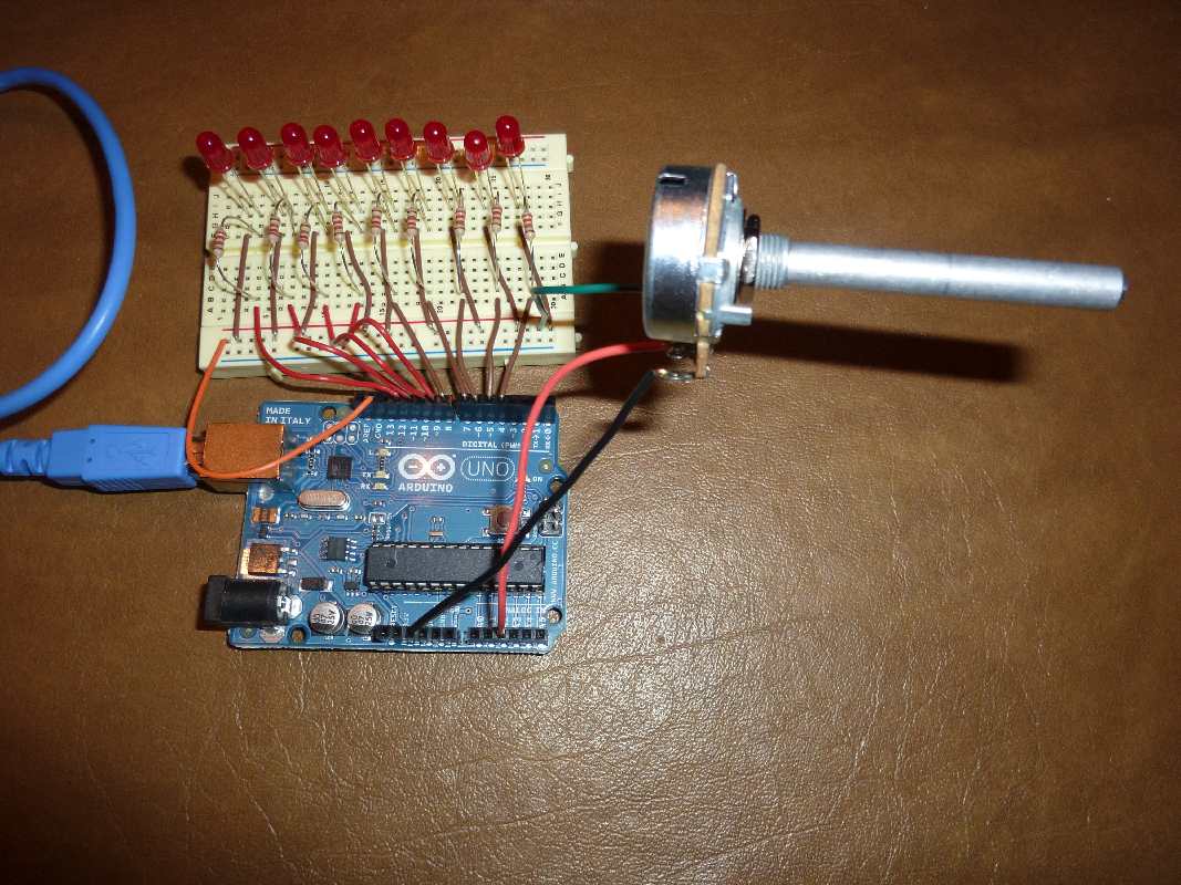 Hands On Arduino Project 6 Interactive Led Chase Effect