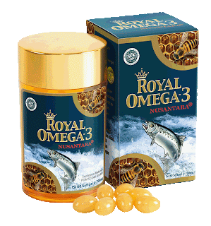 FORMULASI HERBAL & PRODUK LEBAH: KOMBINASI ROYAL JELLY DGN OMEGA 3