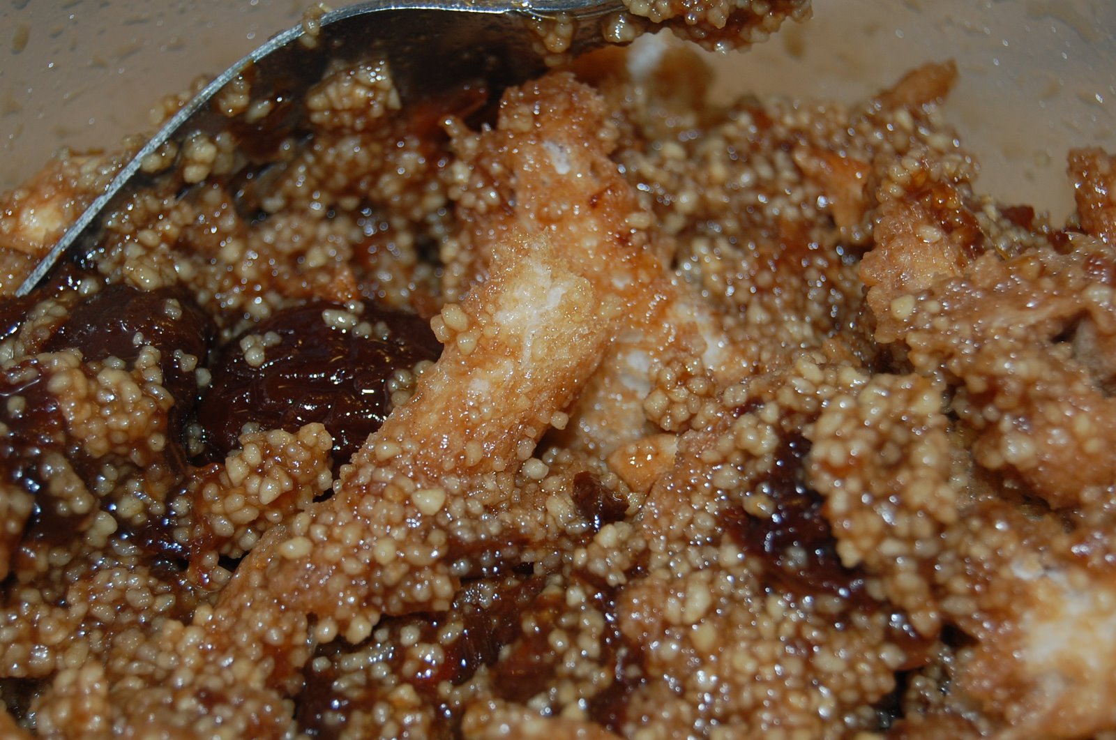 Chef Jeenas food recipes: Prune Pudding Recipe with Almond Crumble Top ...