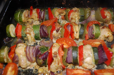 Chef Jeenas food recipes: Quick Garlic Chicken Kebab Recipe