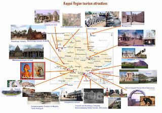 total Karnataka tourist information with attractions route guide
