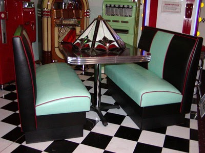 Diner Booth Light brown diner booths in diner/restaurant > booths ...