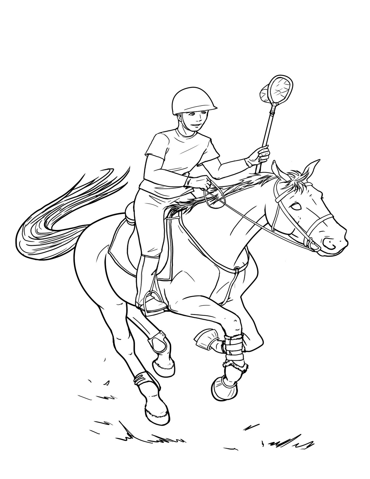 Laura Ambrosiano: Pony Club Coloring Book