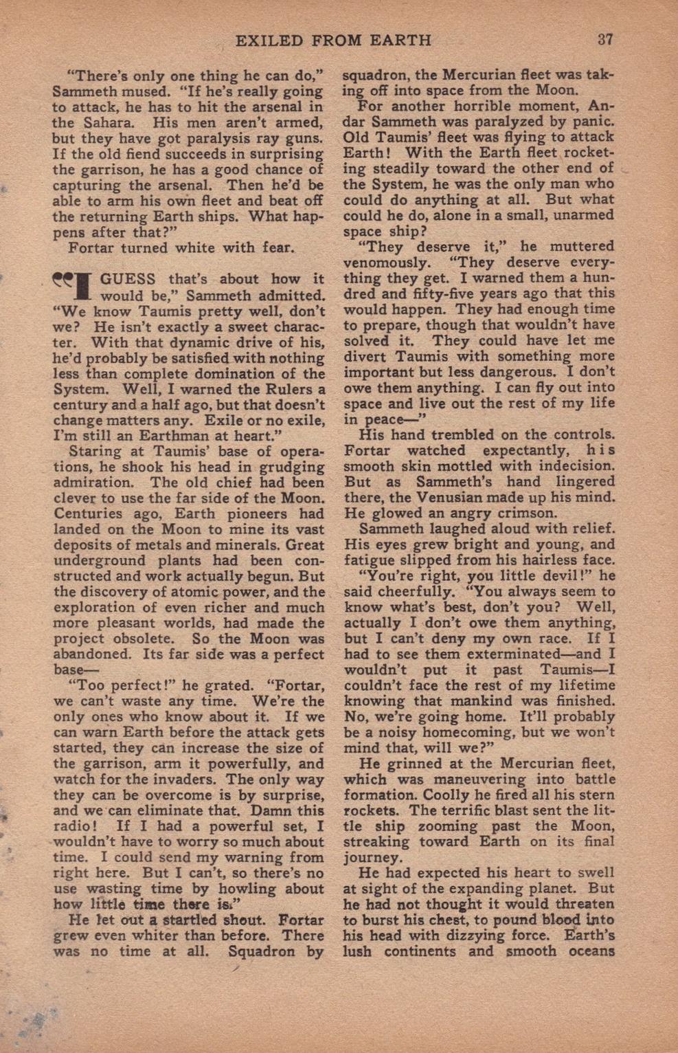 Two-Fisted Tales of True-Life Weird Romance!: Exiled From Earth by Sam ...