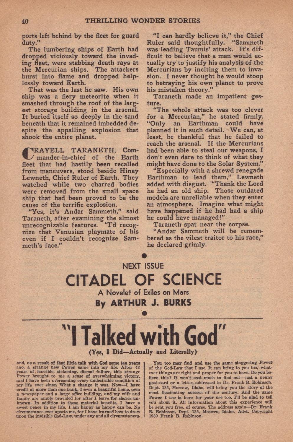 Two-Fisted Tales of True-Life Weird Romance!: Exiled From Earth by Sam ...