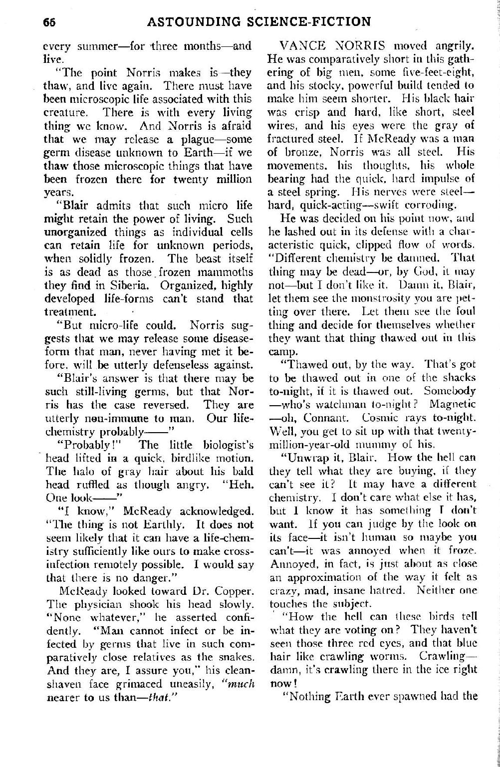 Two-Fisted Tales of True-Life Weird Romance!: Who Goes There? by Don A ...