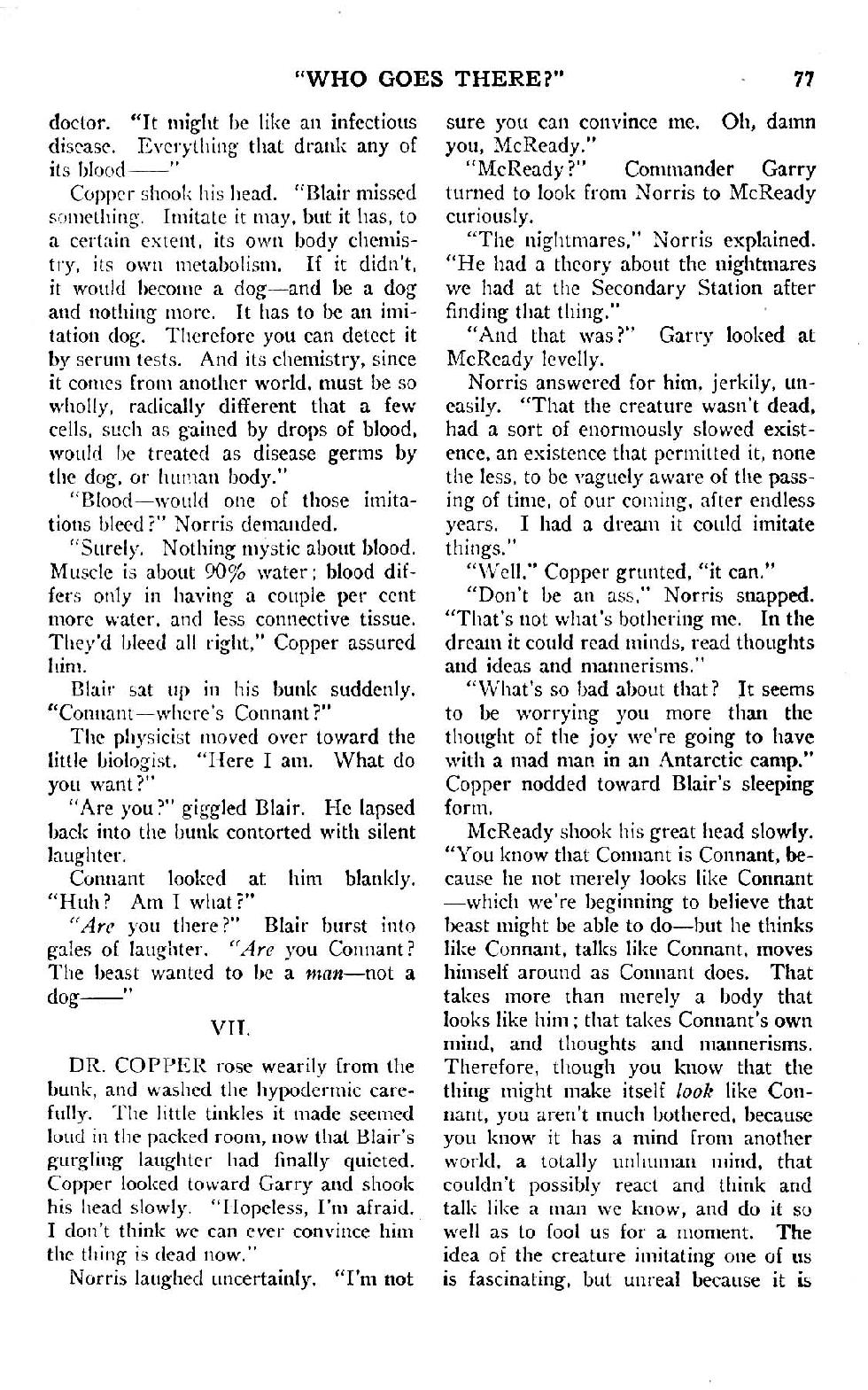 Two-Fisted Tales of True-Life Weird Romance!: Who Goes There? by Don A ...