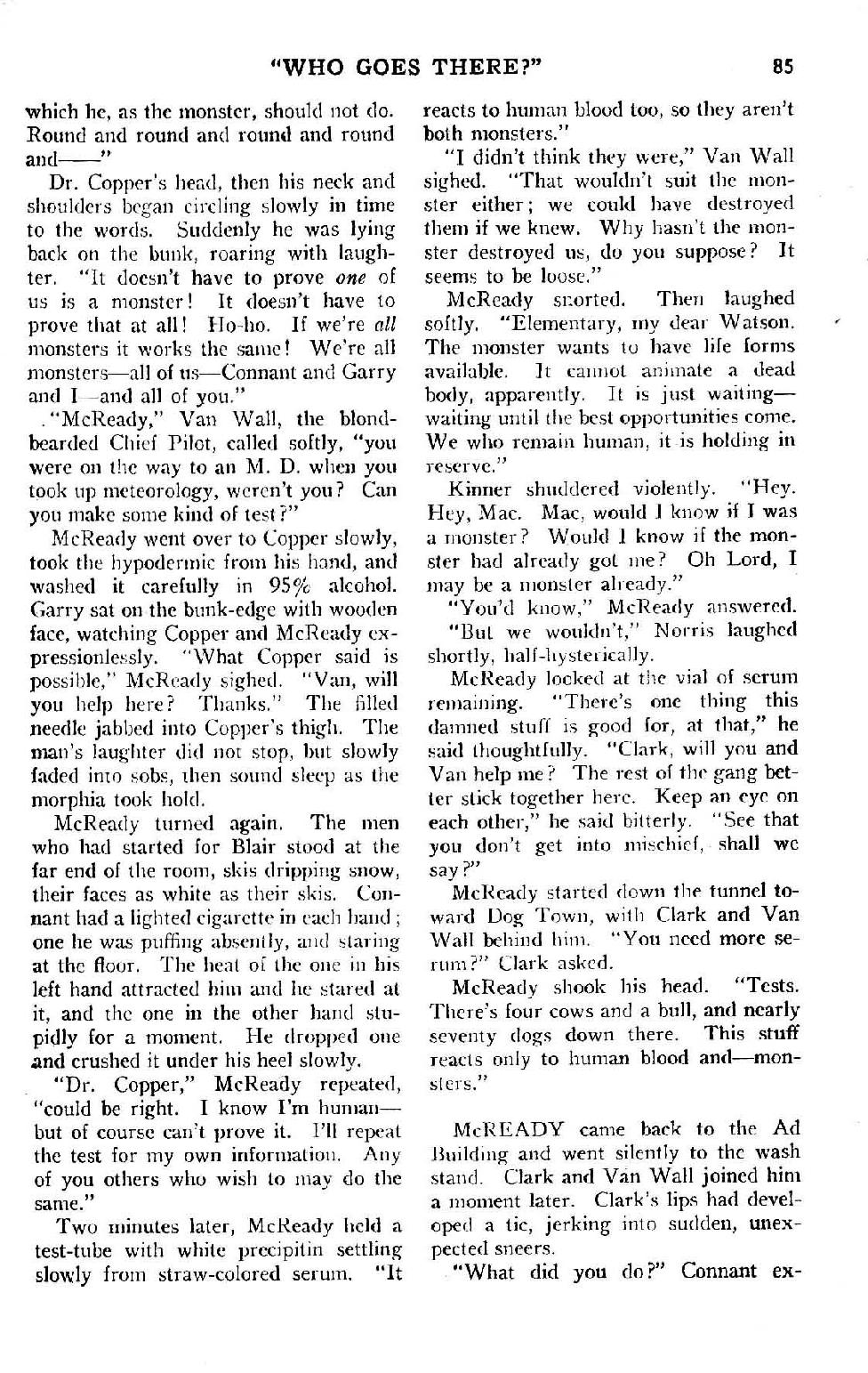 Two-Fisted Tales of True-Life Weird Romance!: Who Goes There? by Don A ...