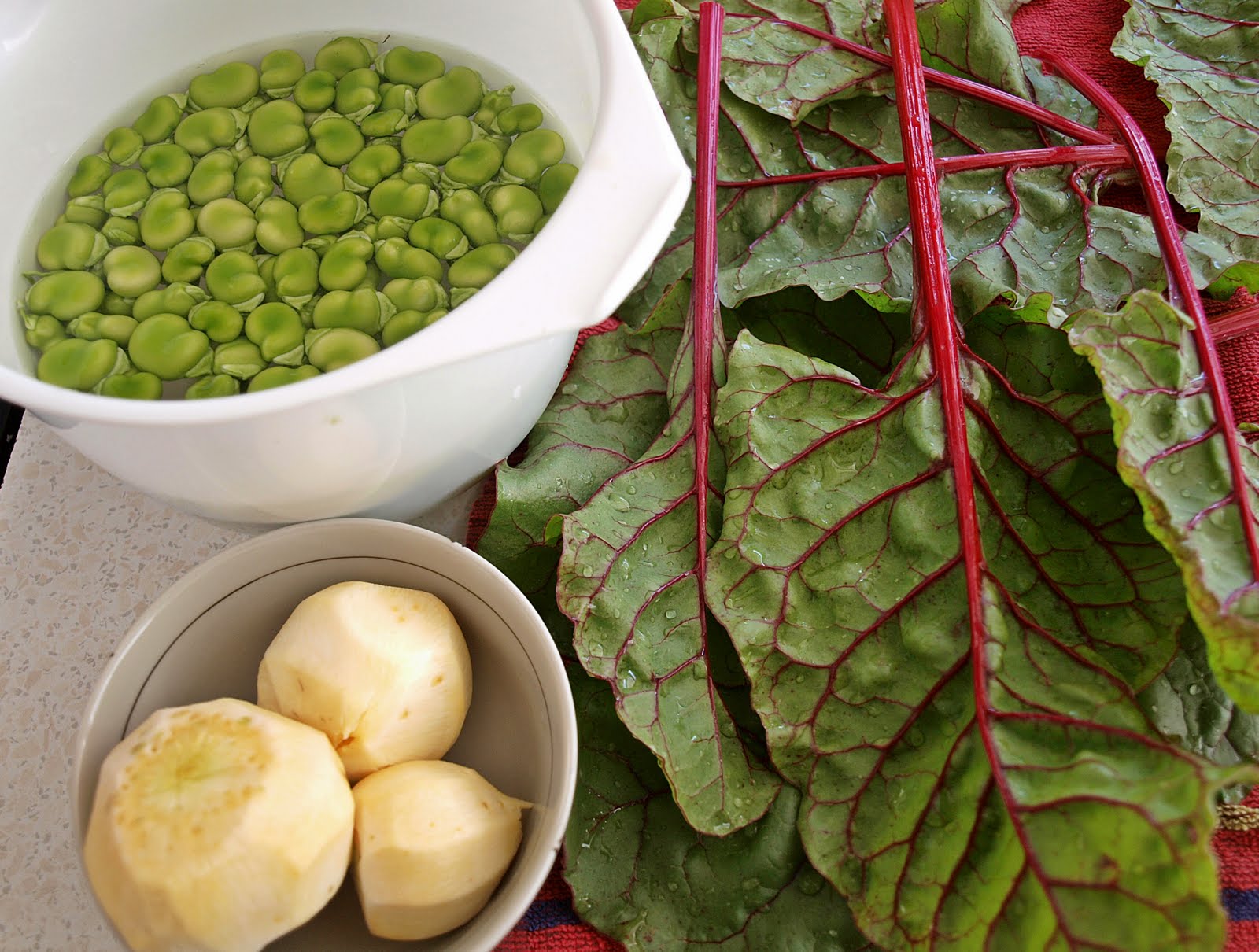 Anita Thomhave Simonsen: Hakkebøf med nyopgravede kartofler, bladbede ...