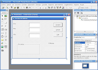 PROGRAMANDO EN VISUAL BASIC: FECHA EN LETRAS