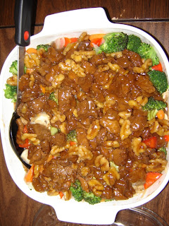 TOFU MOM . . . and gravy!: "War Cake" and Chinese Seitan with Walnuts