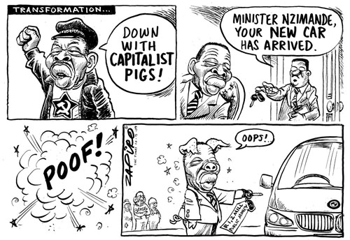 Modern Command Economy Cartoon