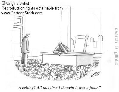 Today in Social Sciences...: The glass ceiling in the cartoons