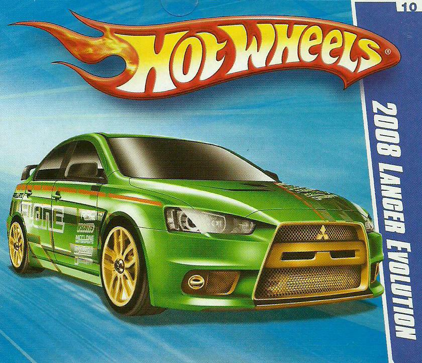 Fusão: HW 2008 Mitsubishi Lancer Evolution X - 2010 - Verde Metálico