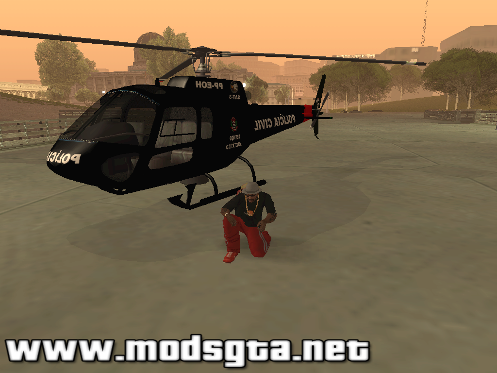 GTA Planet: [GTA SA] Helicóptero Policia Civil SP