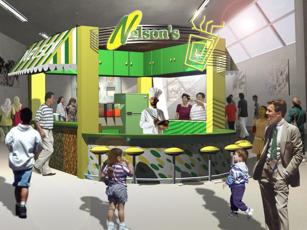 Interior Decorations: Kiosk Plan