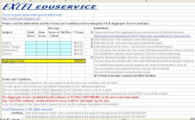 Road to PSLE: Free PSLE Aggregate Score Calculator