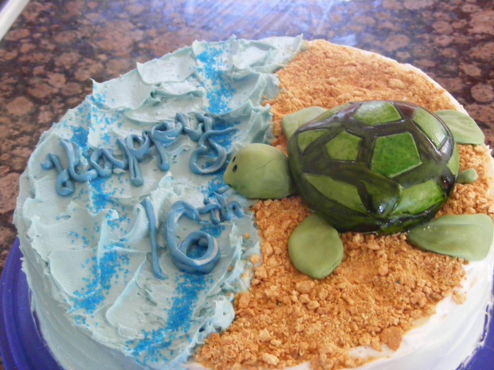 The Purple Door Kitchen: Sea Turtle Cake