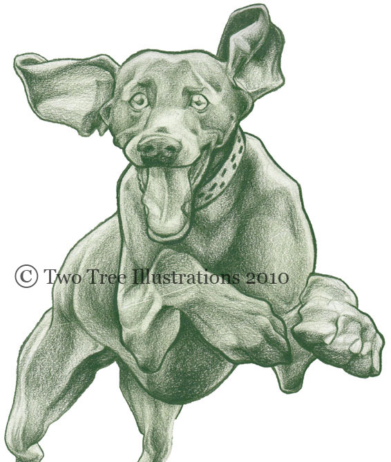 Two Tree Illustrations: Getting ready for Dogtoberfest in Prescott...