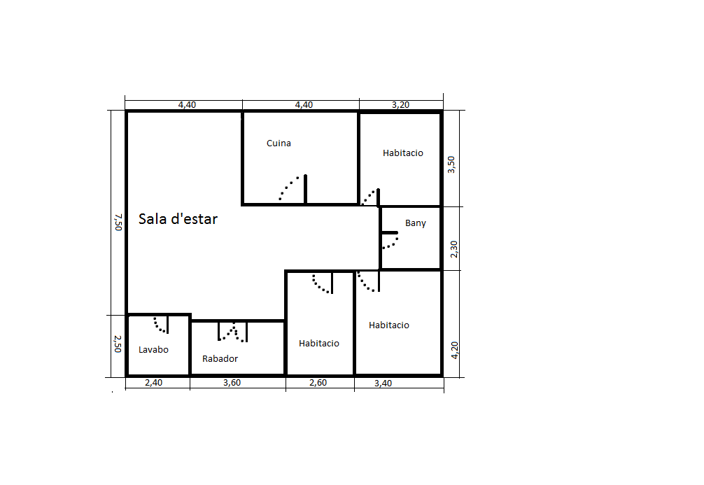 Tecnologia 4: Plànol d’un habitatge individual