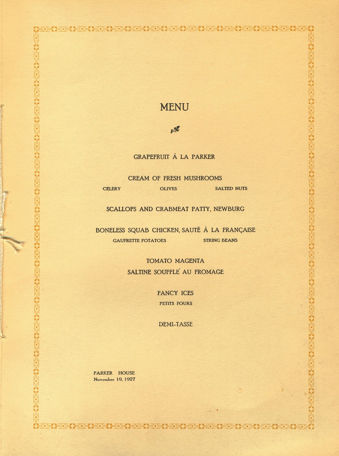 The American Menu: Harvard vs. Yale