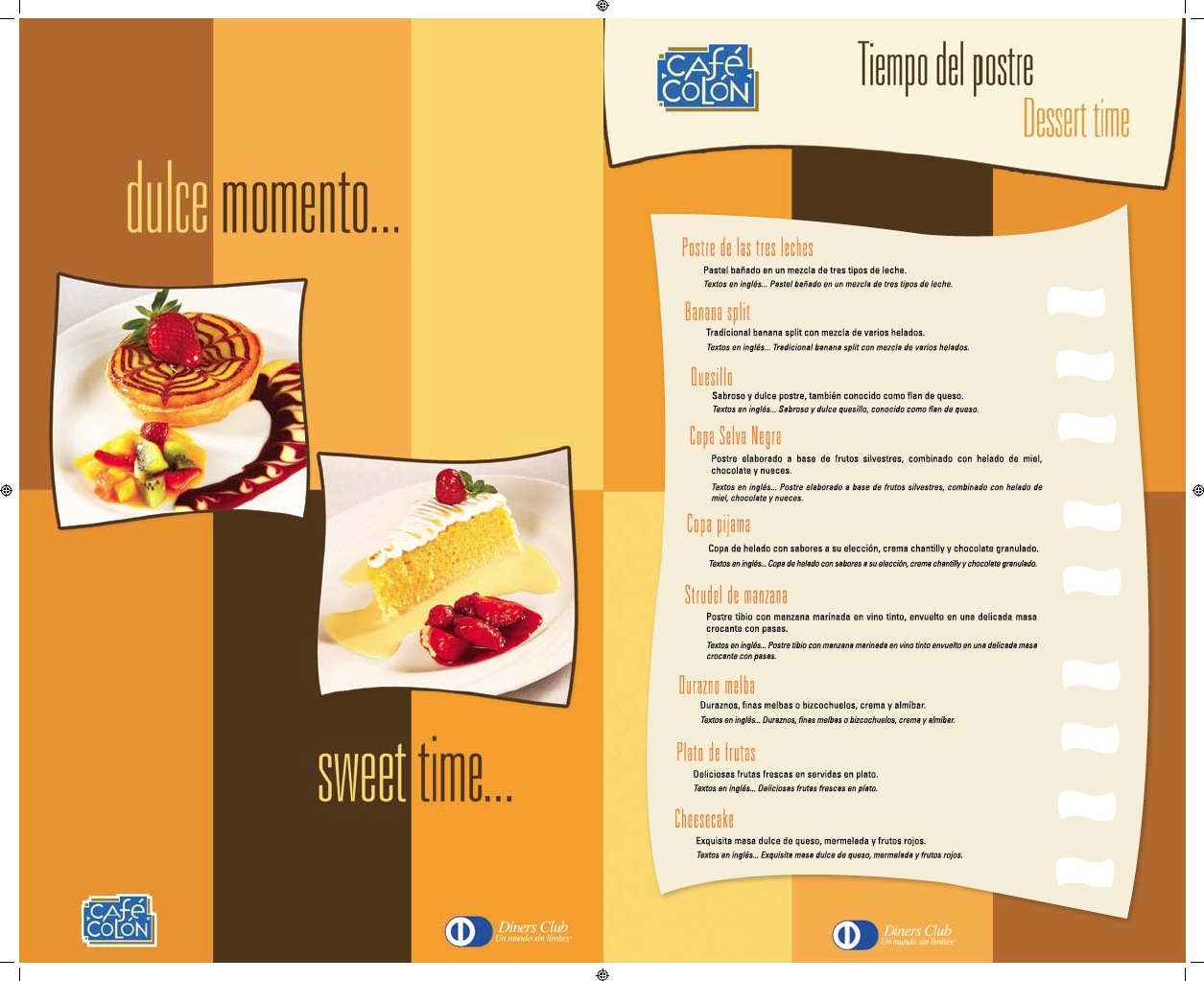 speakers DESIGNQUITO: Menu Café Colón