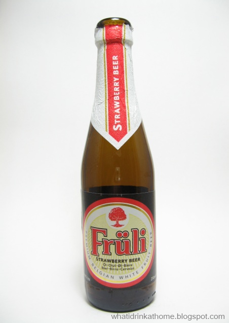 What I Drink At Home: Fruli Strawberry Beer Review