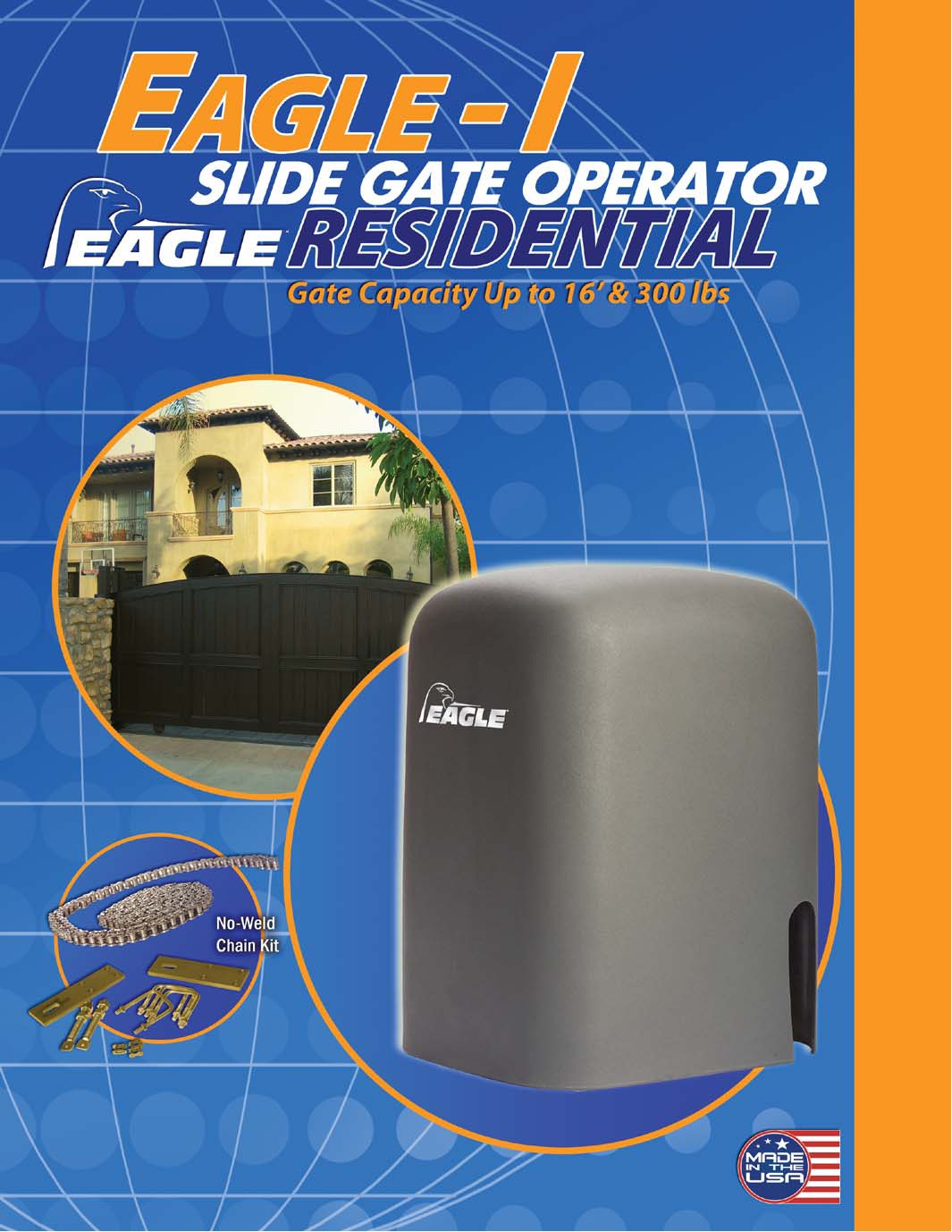John's Gate Operators Installation & Repair: EAGLE-1 SLIDING GATES OPERATOR