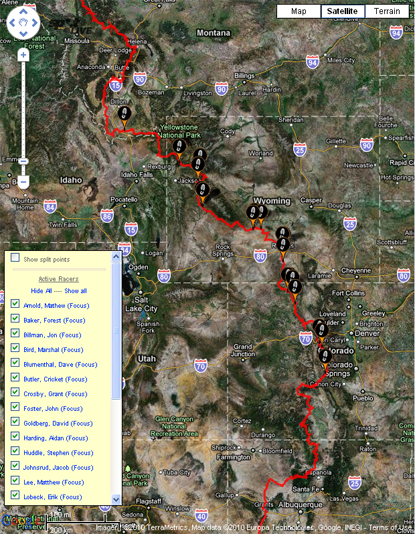 Cycle Jerk: Tour Divide: Leaderboard Check In