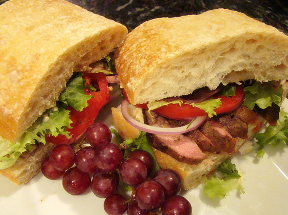 Krista's Kitchen: Roasted Duck Sandwiches on Ciabatta