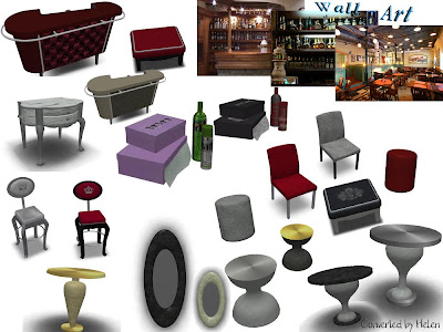My Sims 3 Blog: New Bar Set by Helen