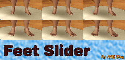 Mod The Sims - Niksim's feet sliders