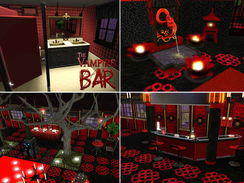 My Sims 3 Blog: The Vampire BAR - Old Factory Estate by -Shady-