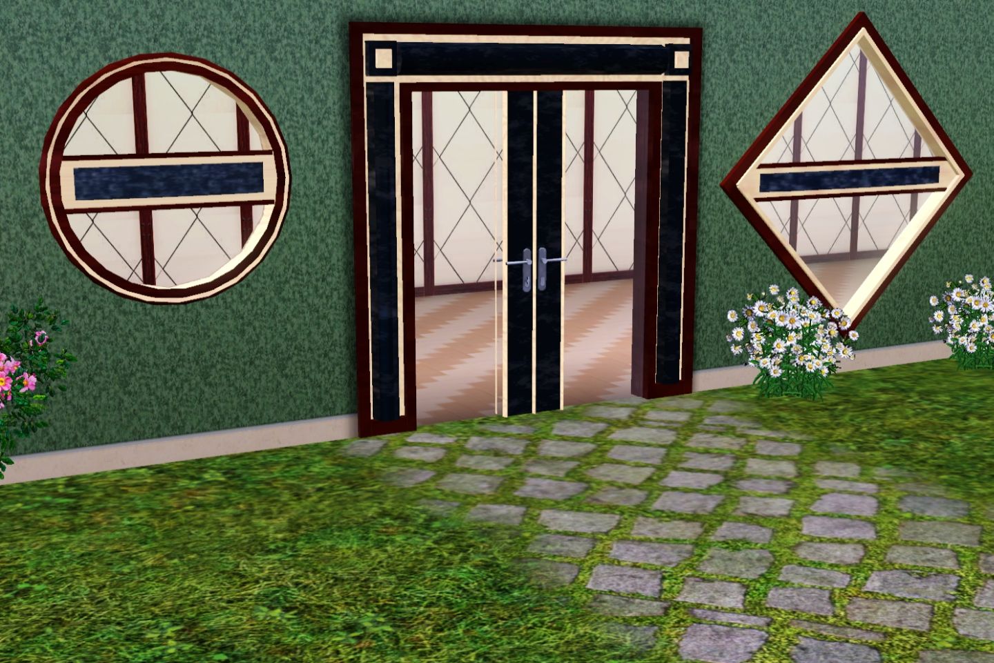 My Sims 3 Blog: Stylish Design Set Windows and Doors by Canelline
