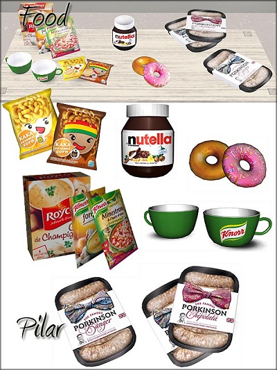 The sims 3 cc clutter food - footballnelo
