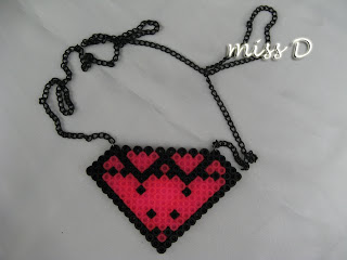 Miss D Creations: Diamond - Hama Beads Necklaces