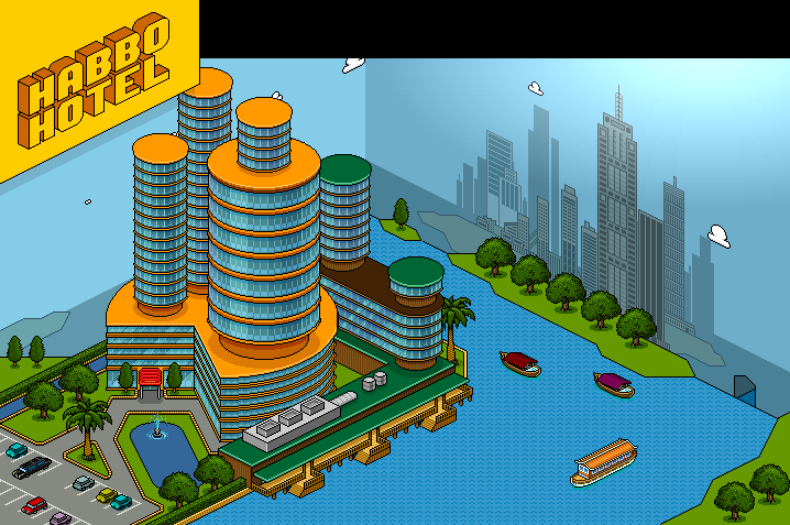 Habbo: So sieht dass Hibbohotel aus ........